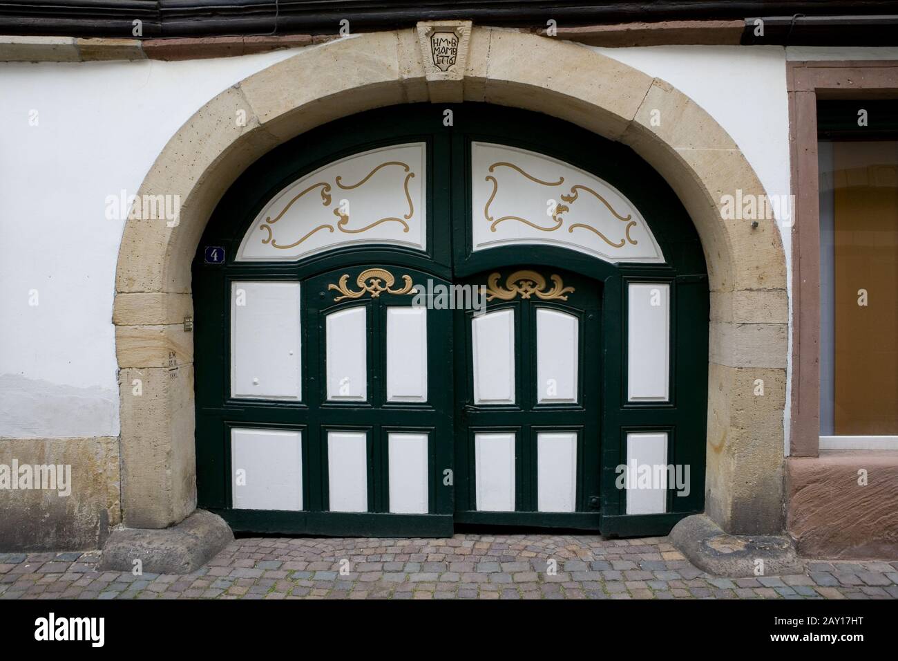 old entrance gate to a residential house Stock Photo - Alamy