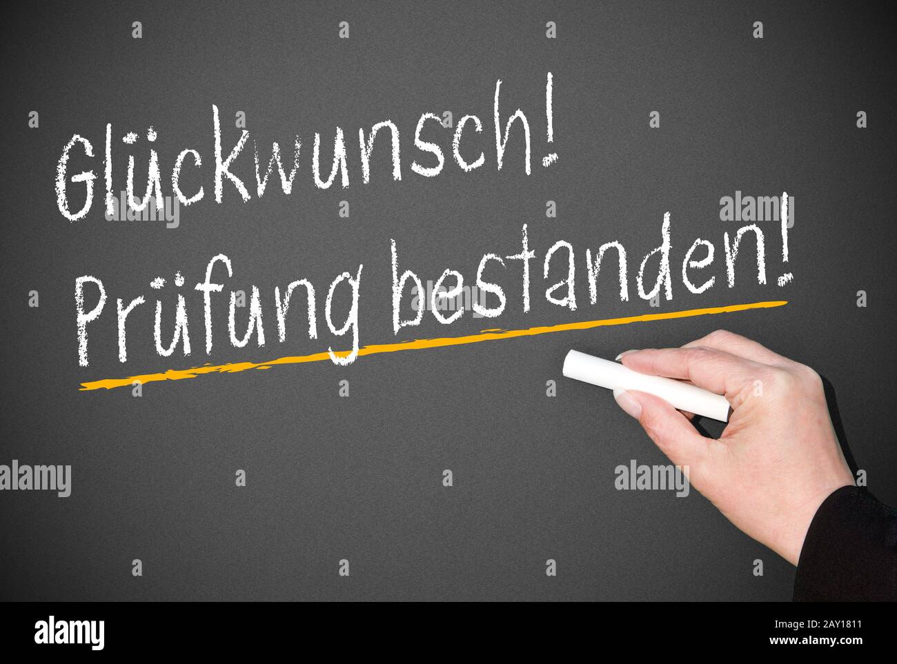 Congratulations ! Test passed ! Stock Photo - Alamy