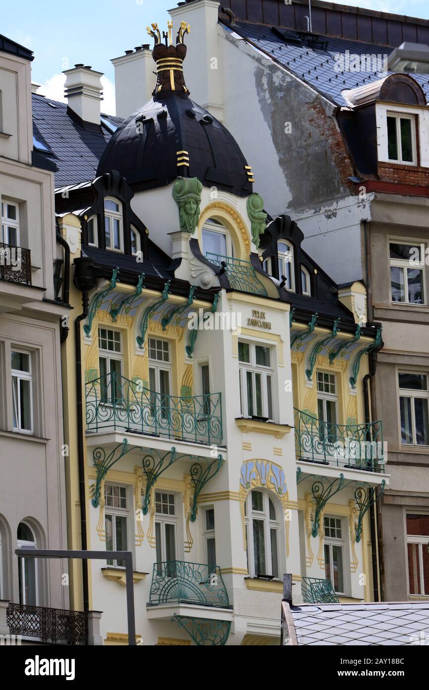 Art Nouveau villa Stock Photo - Alamy