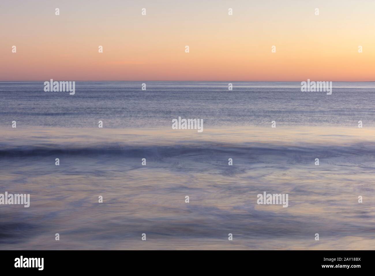 Ocean seascape, view to the horizon over the water surface Stock Photo ...