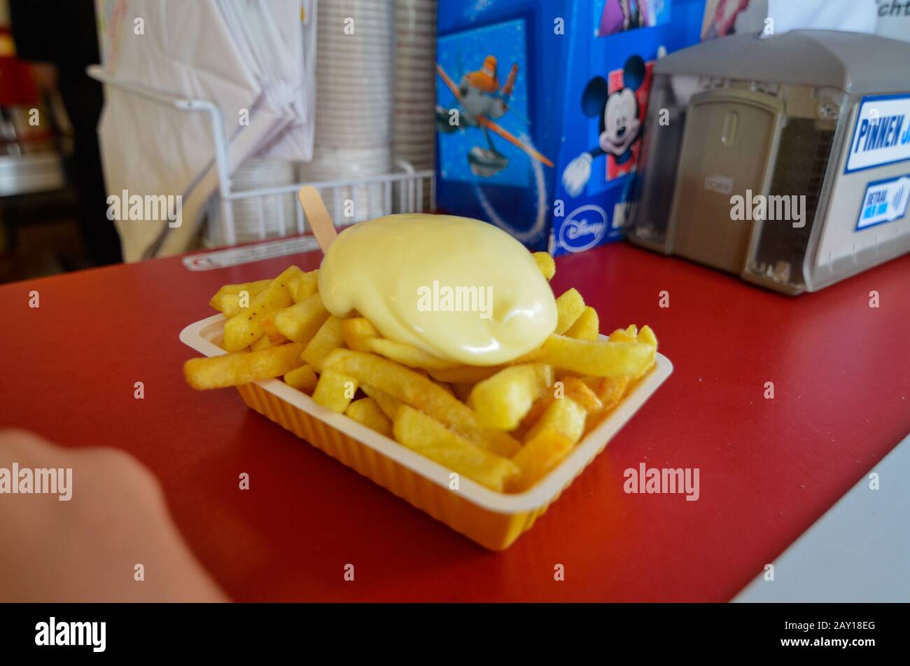 Oosterscheldekering, the Netherlands, August 2019. The main course at a ...