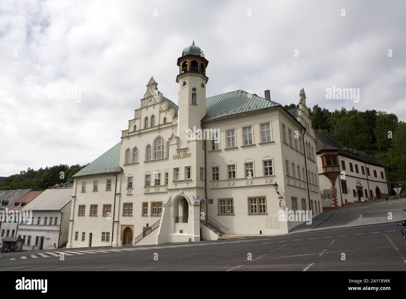 City Hall St. Joachimsthal Stock Photo - Alamy
