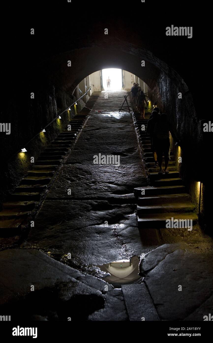 Rock cellar at the fortress Königstein Stock Photo - Alamy