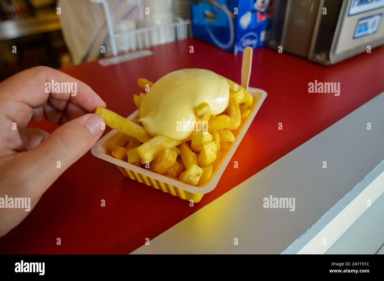 Oosterscheldekering, the Netherlands, August 2019. The main course at a ...