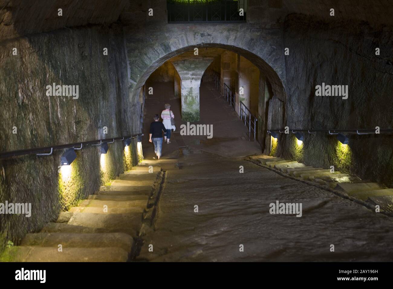 Rock cellar at the fortress Königstein Stock Photo - Alamy