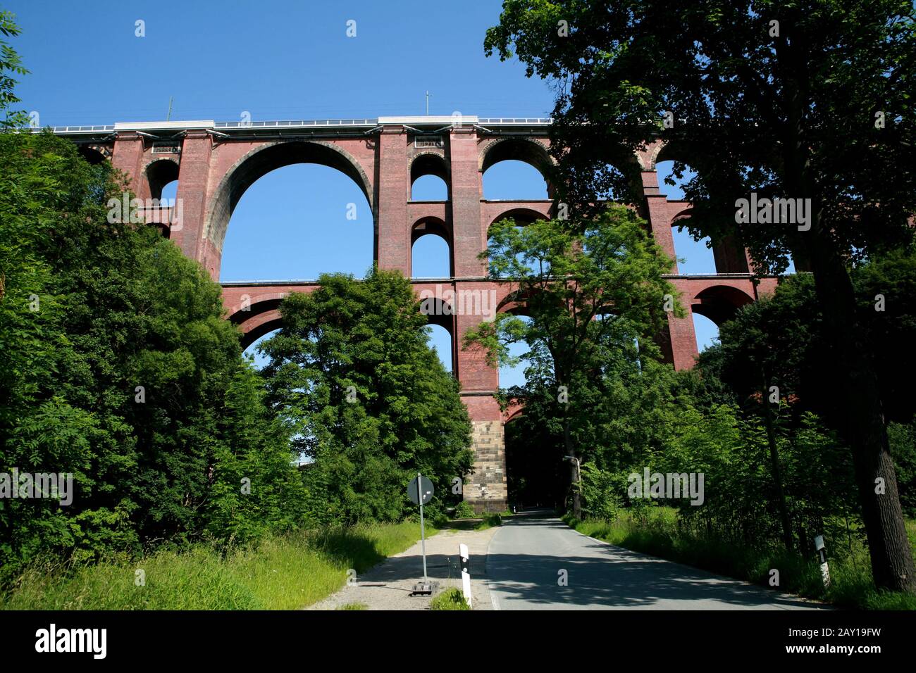 The Göltzschtal Bridge is a railway bridge and the largest brick bridge ...