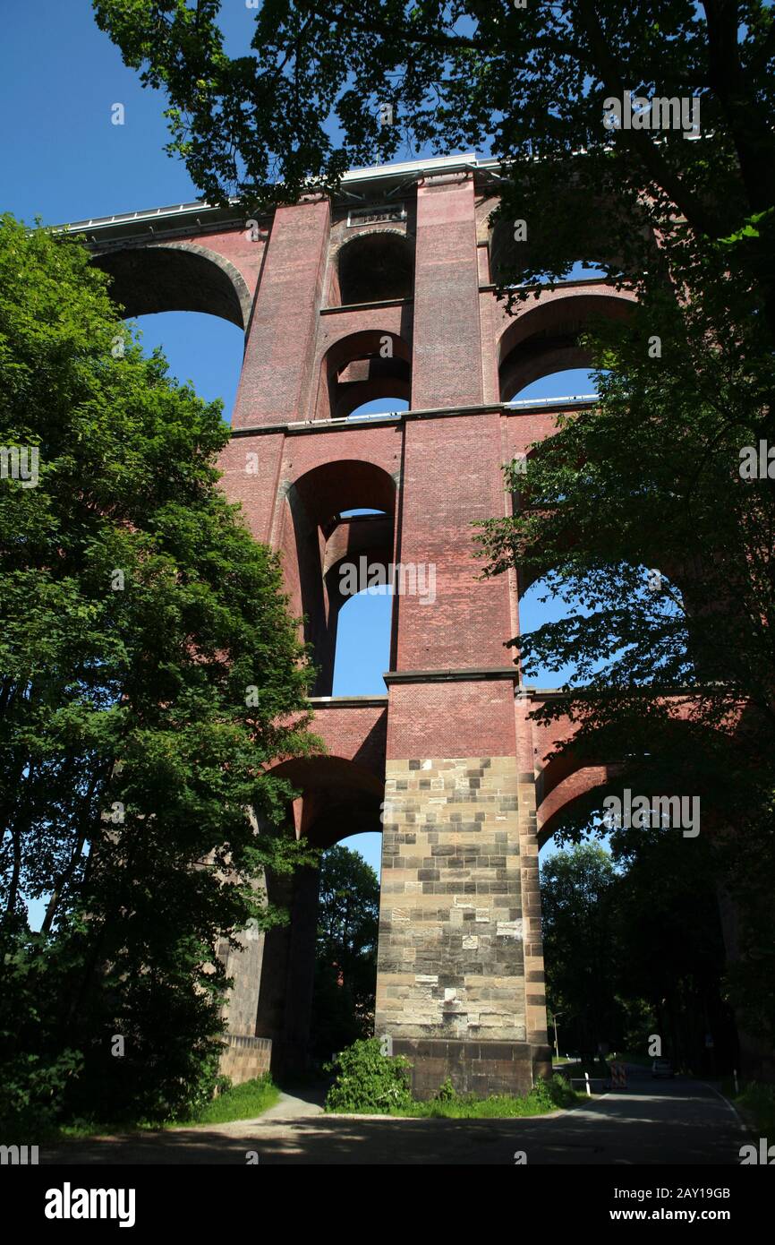 The Göltzschtal Bridge is a railway bridge and the largest brick bridge ...