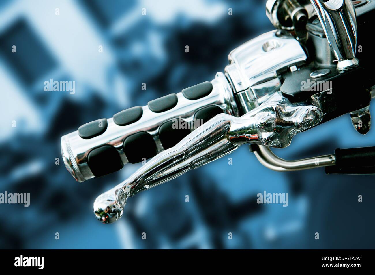 Motorcycle handlebars hi-res stock photography and images - Alamy