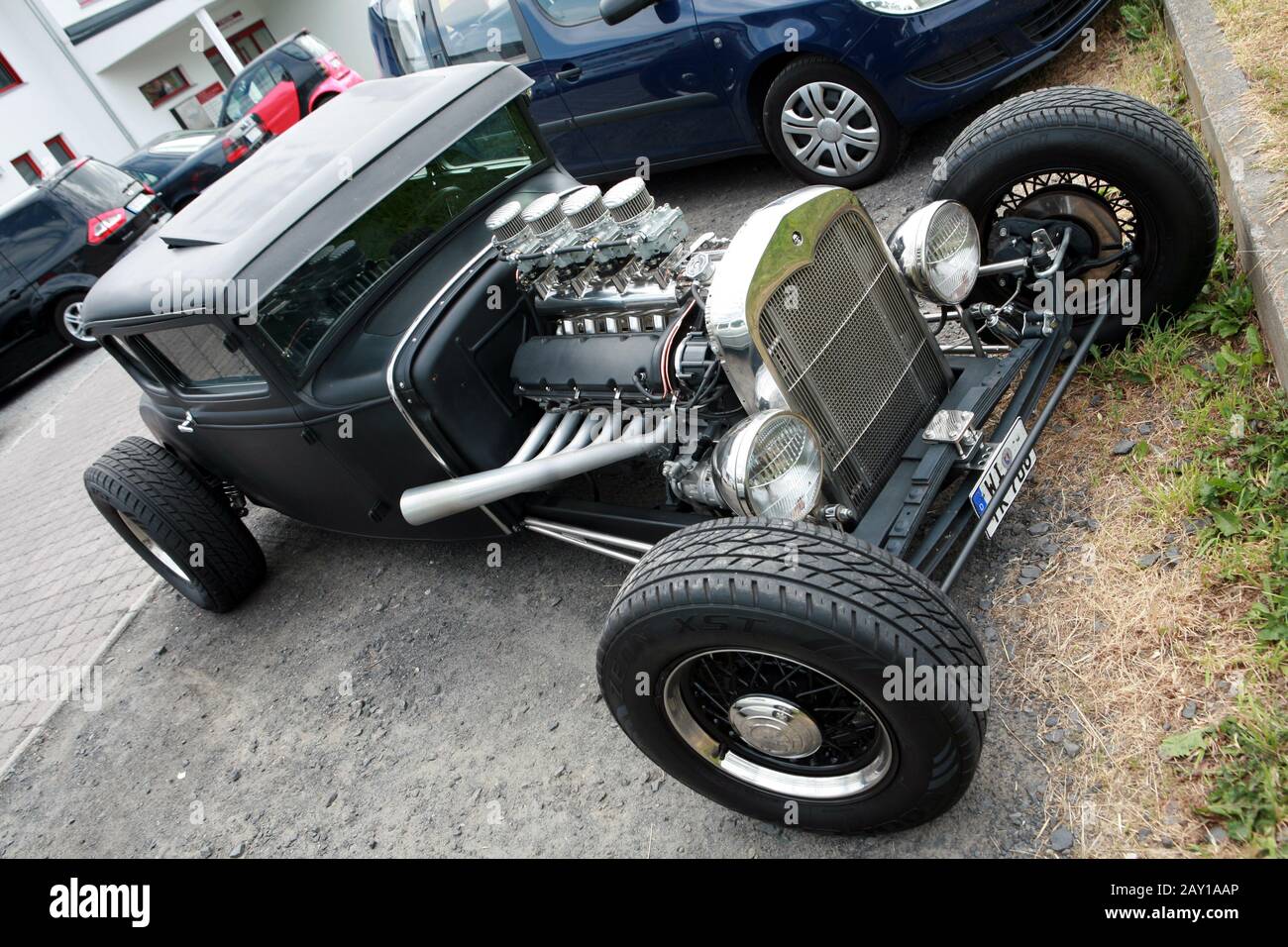 classic car replica Stock Photo - Alamy