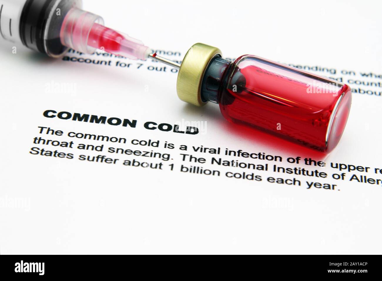 Common cold virus hi-res stock photography and images - Alamy