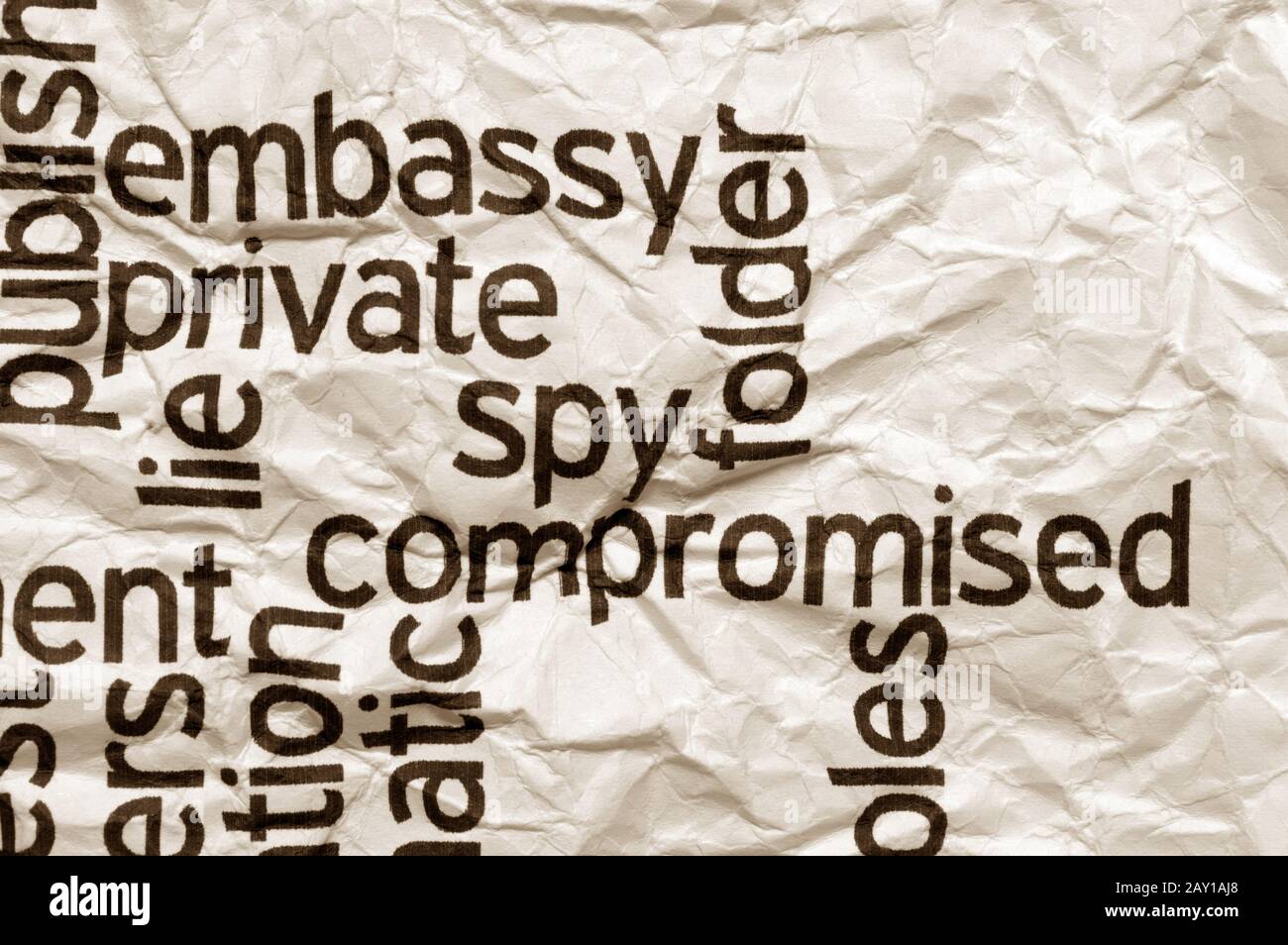 Spy information hi-res stock photography and images - Alamy