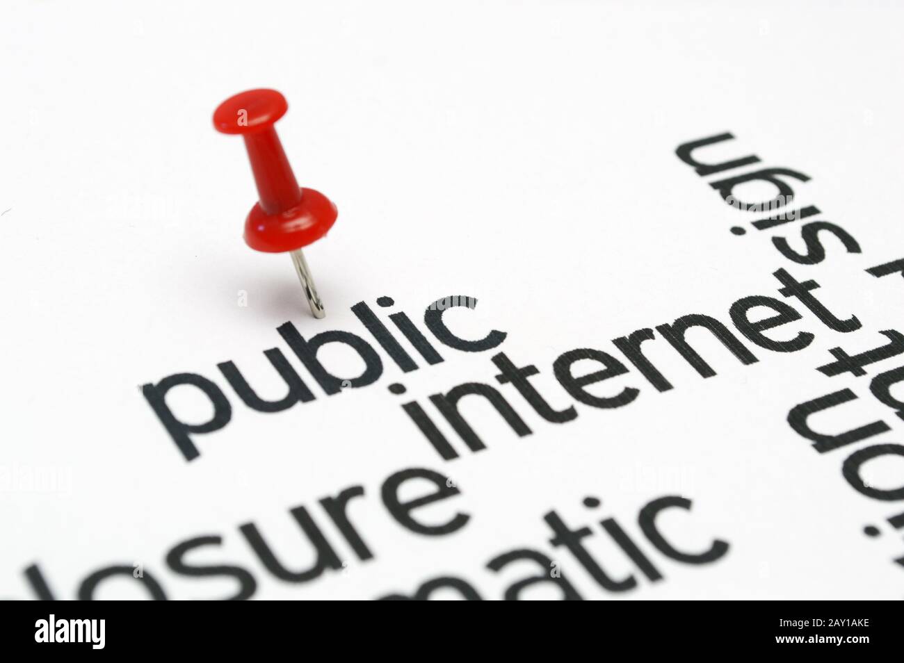 Public internet word cloud Stock Photo - Alamy