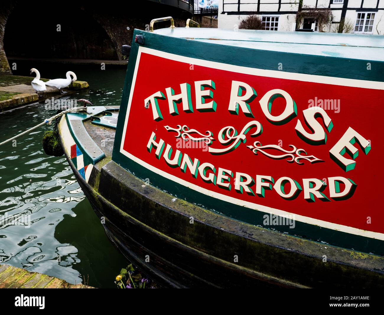 The Rose of Hungerford, Narrow Boat, Kennet and Avon Canal Trust, River ...