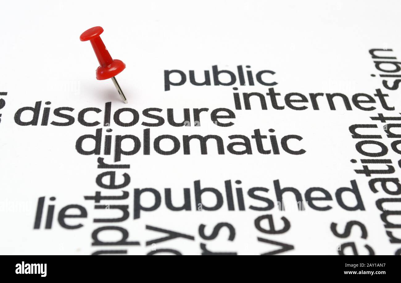 Secret disclosure hi-res stock photography and images - Alamy