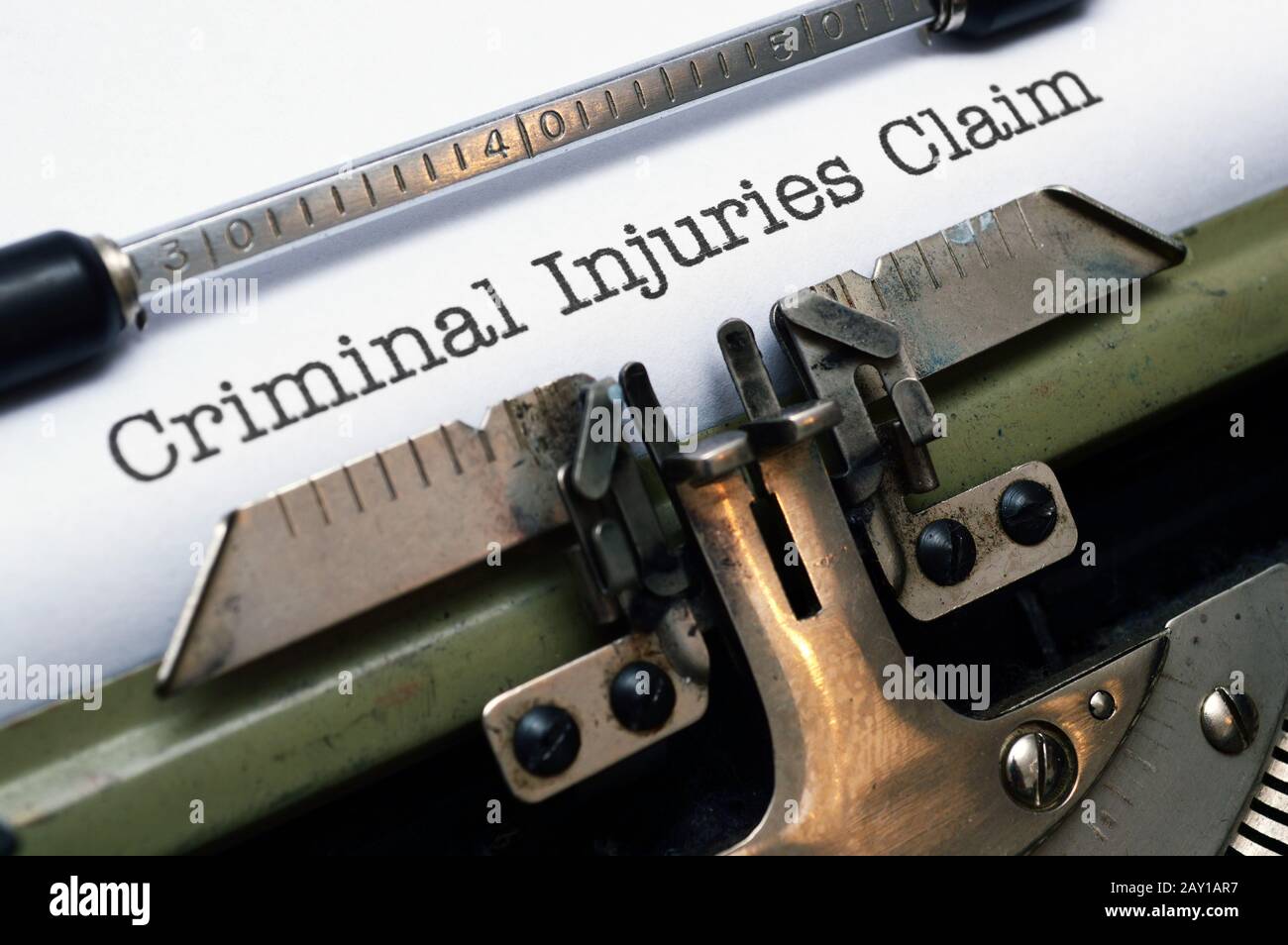 Criminal injuries claim Stock Photo - Alamy
