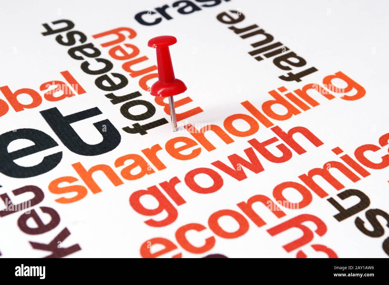 Shareholding word cloud Stock Photo - Alamy