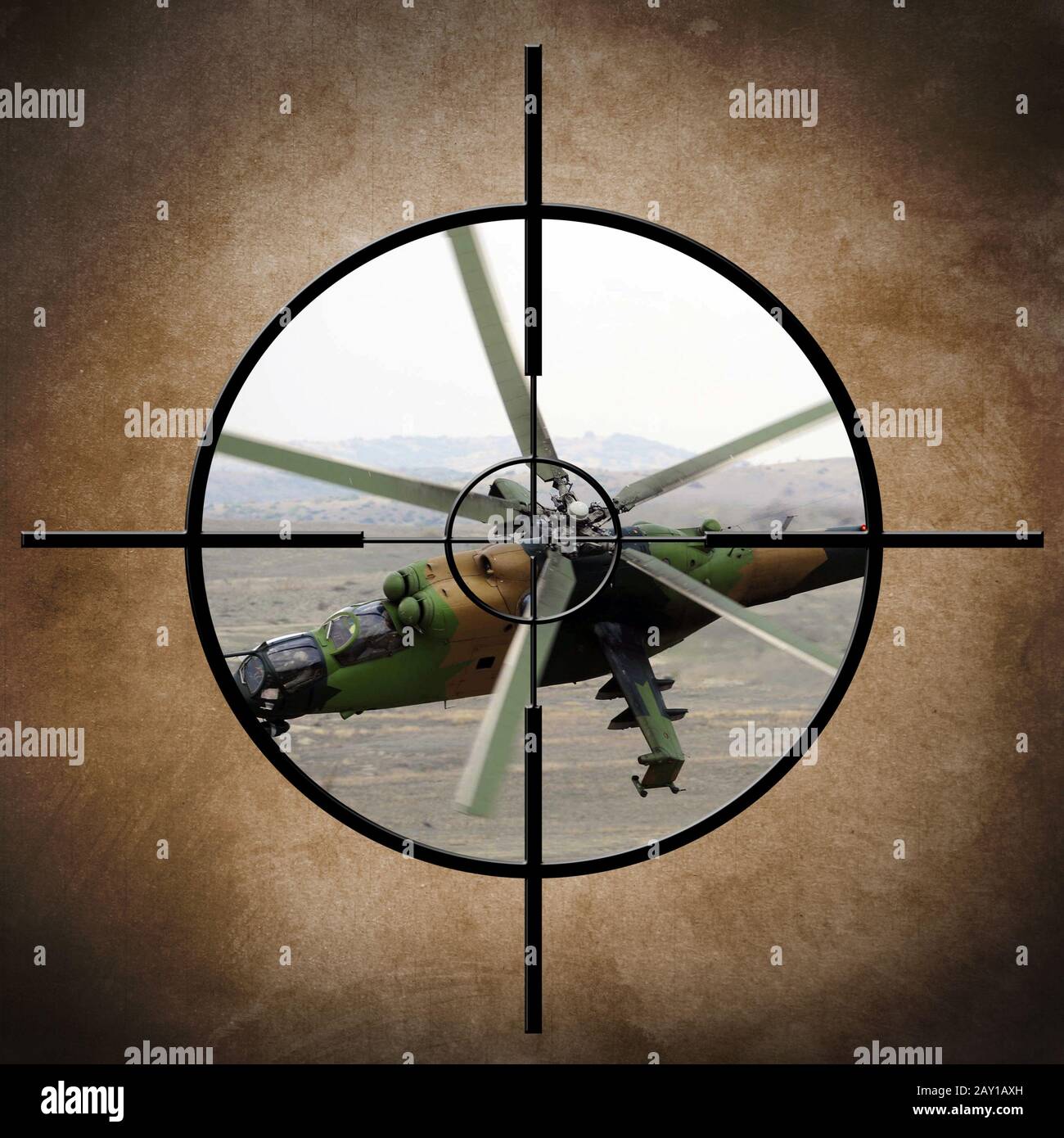 Military target on helicopter Stock Photo - Alamy