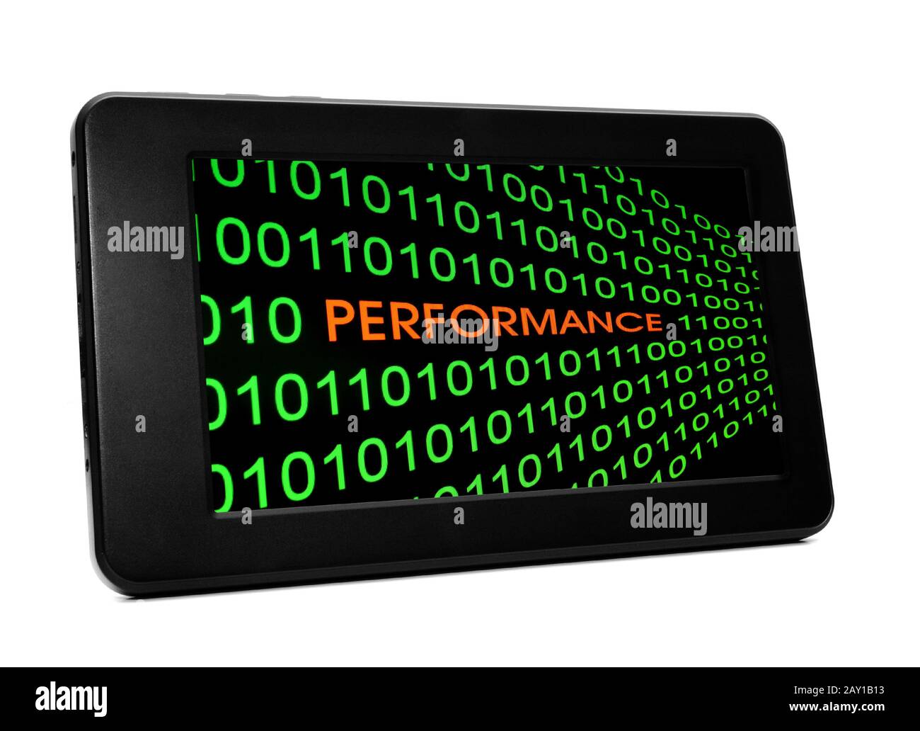 Performance on PC tablet Stock Photo - Alamy