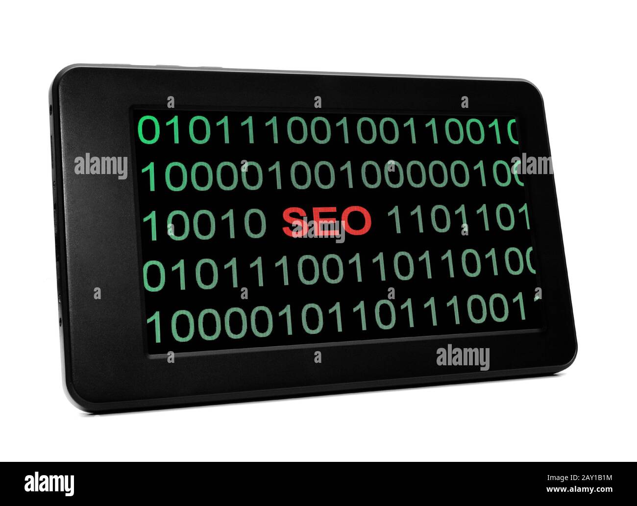 SEO on PC tablet Stock Photo - Alamy