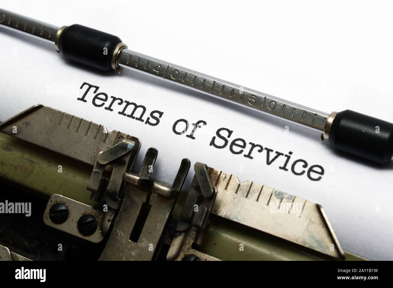 Terms of service Stock Photo - Alamy