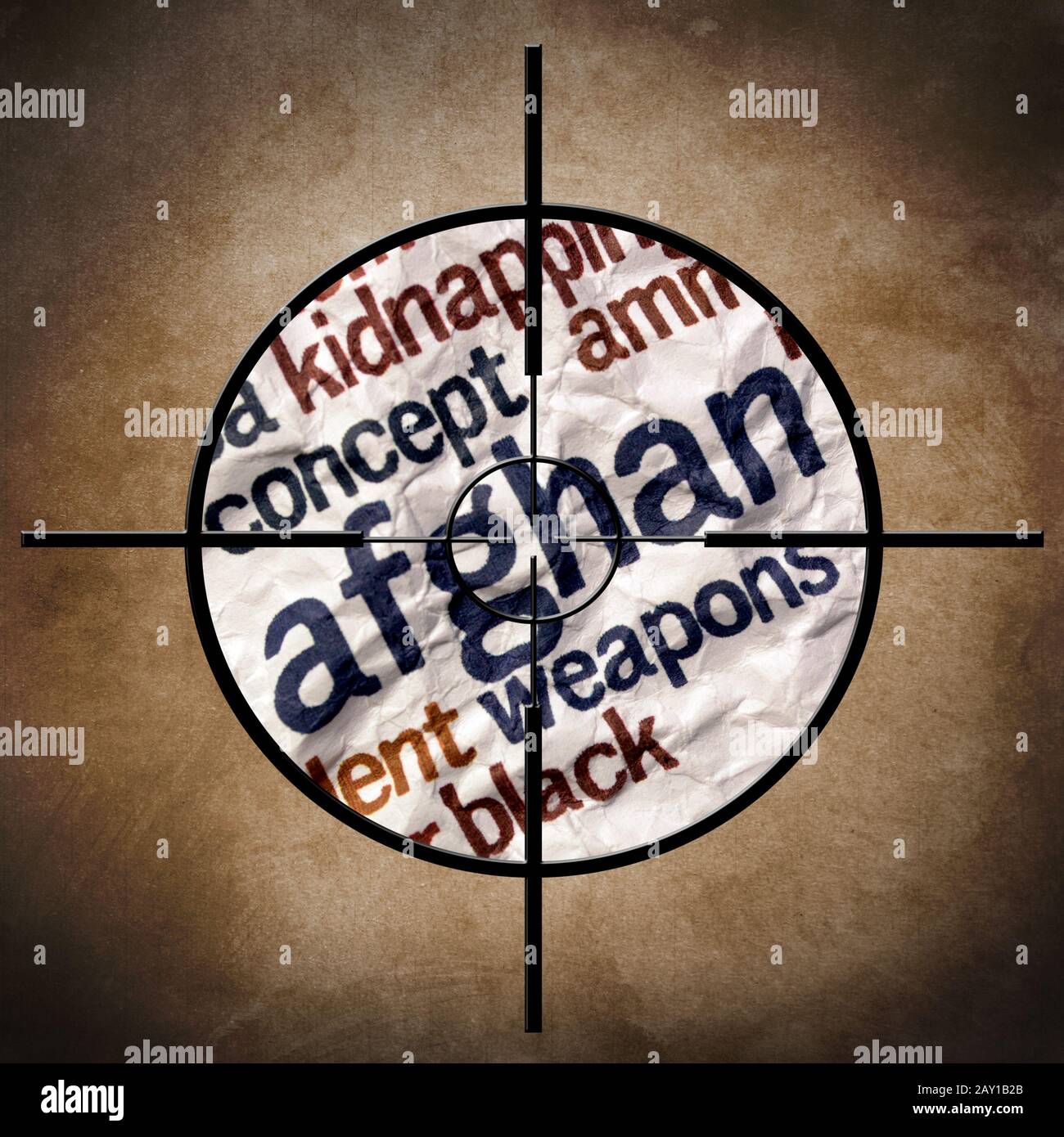 Military target - Afgan war Stock Photo - Alamy