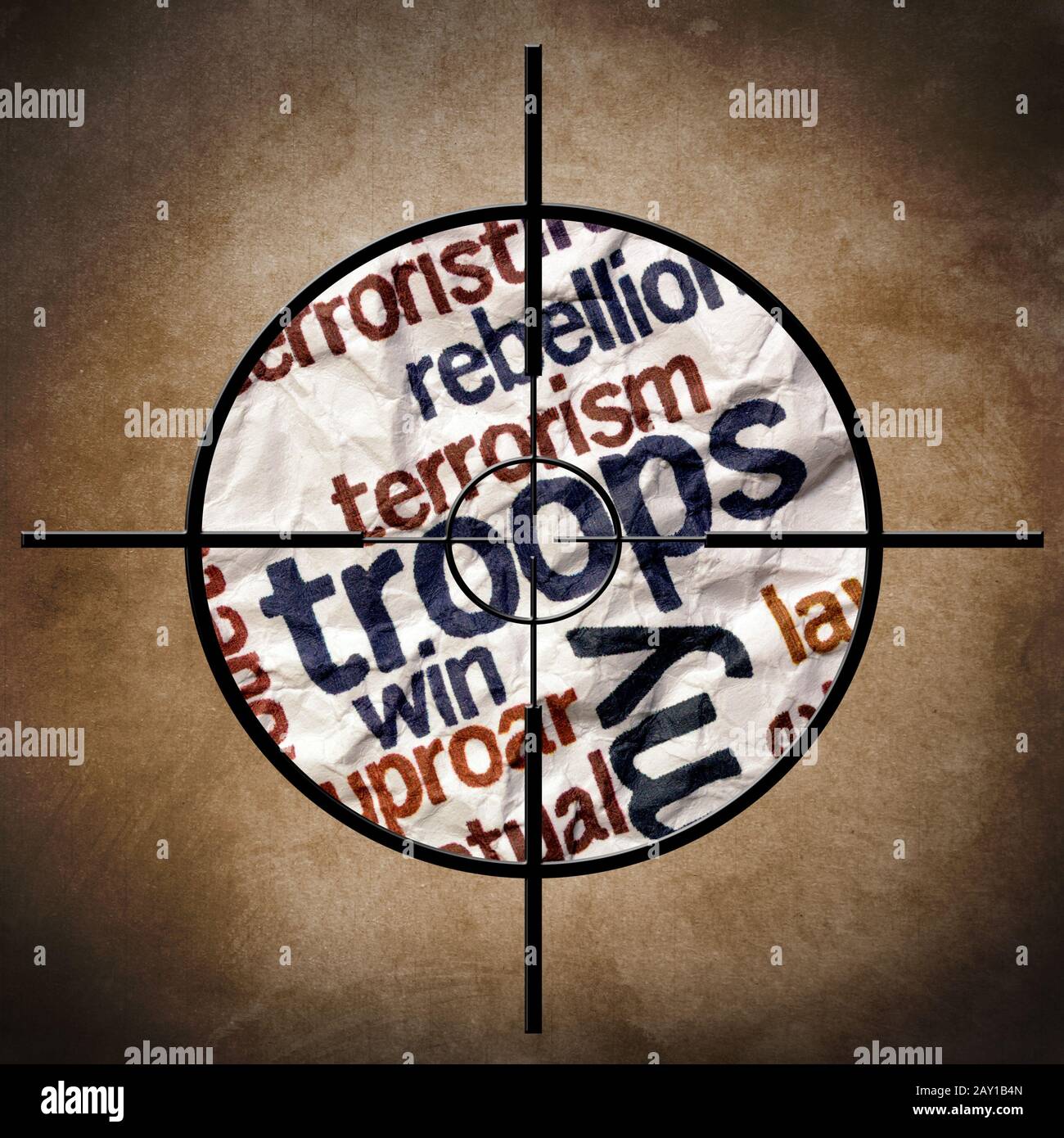 Military target concept Stock Photo - Alamy