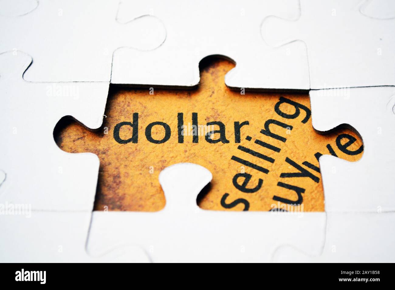 Dollar puzzle concept Stock Photo - Alamy