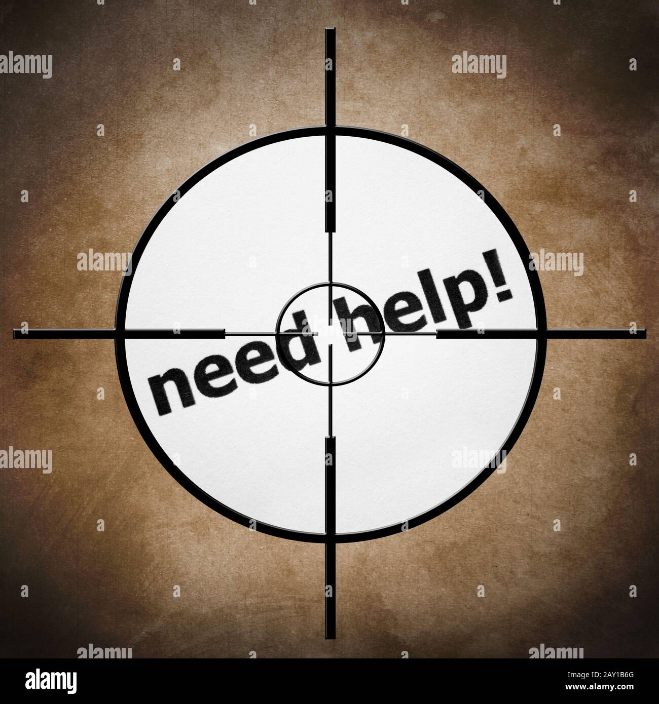 Need help target Stock Photo - Alamy