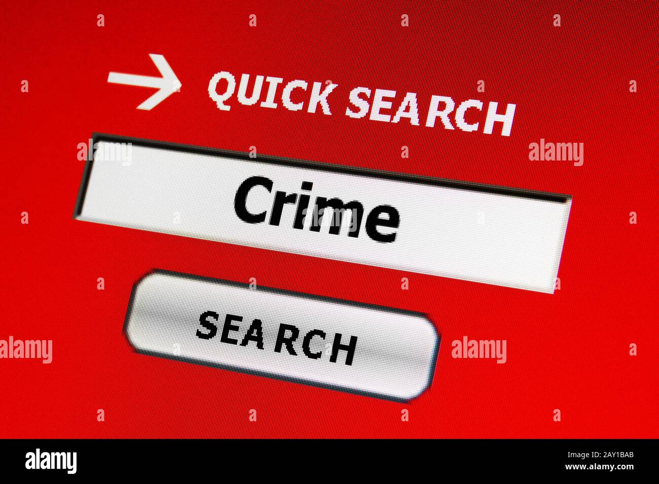 Web crime concept Stock Photo - Alamy