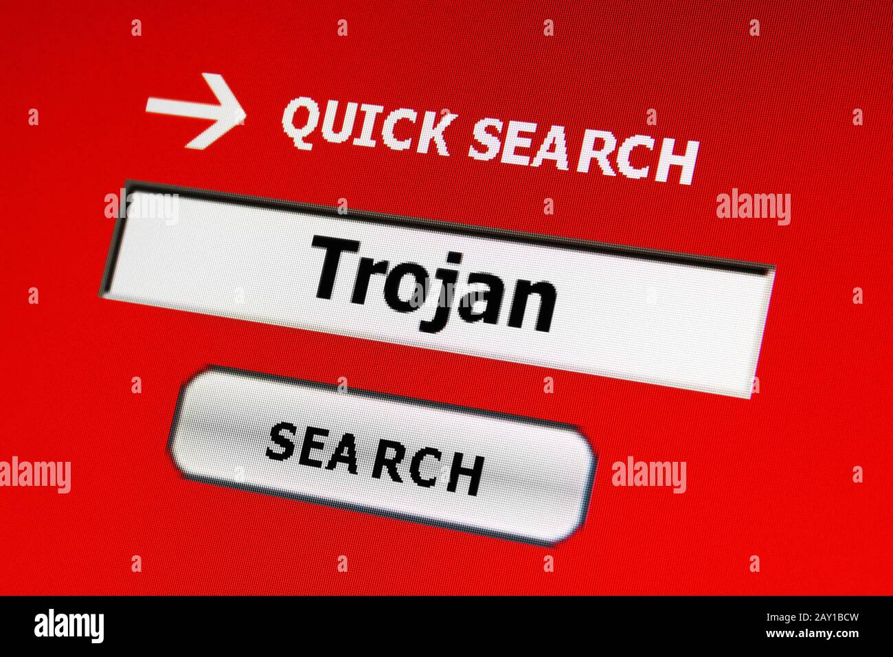 Web trojan concept Stock Photo - Alamy