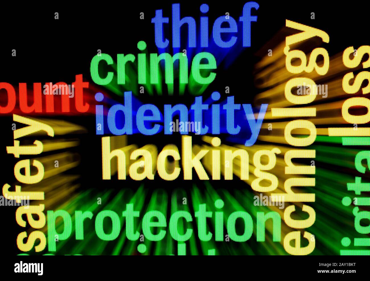 Crime identity hacking Stock Photo - Alamy