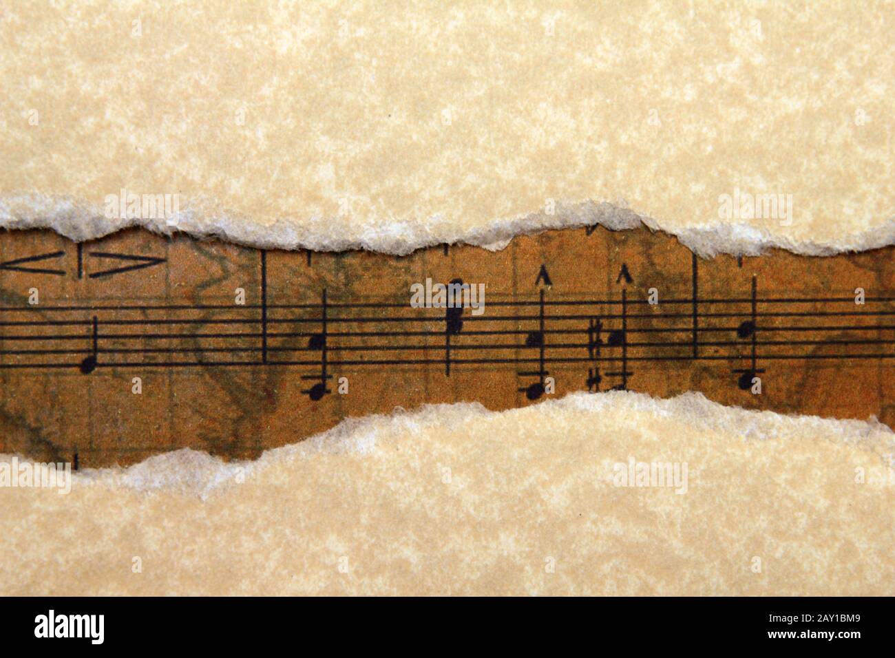 Parchment paper sheet music hi-res stock photography and images - Alamy