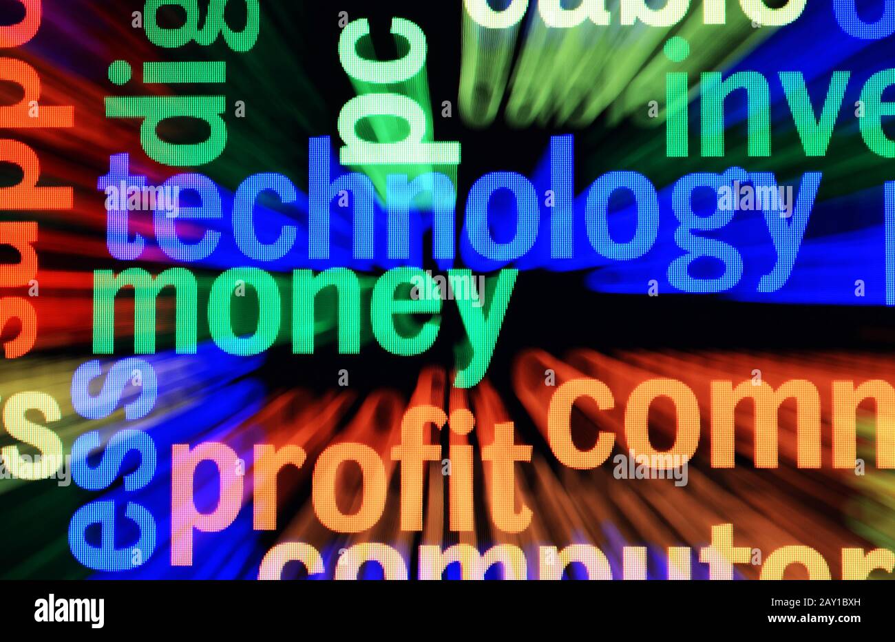 Technology money profit Stock Photo - Alamy