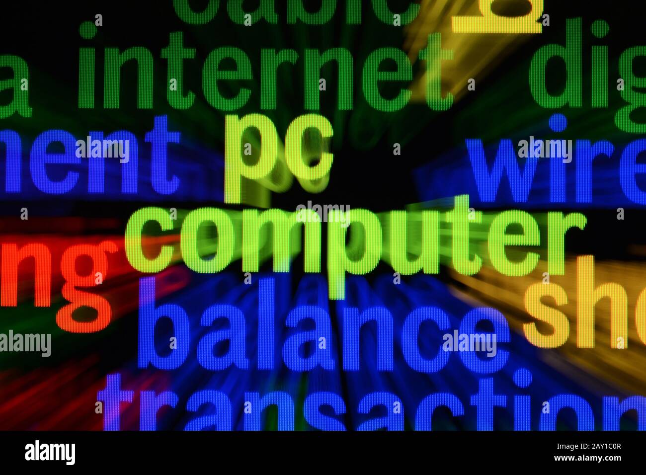 Pc computer concept Stock Photo - Alamy
