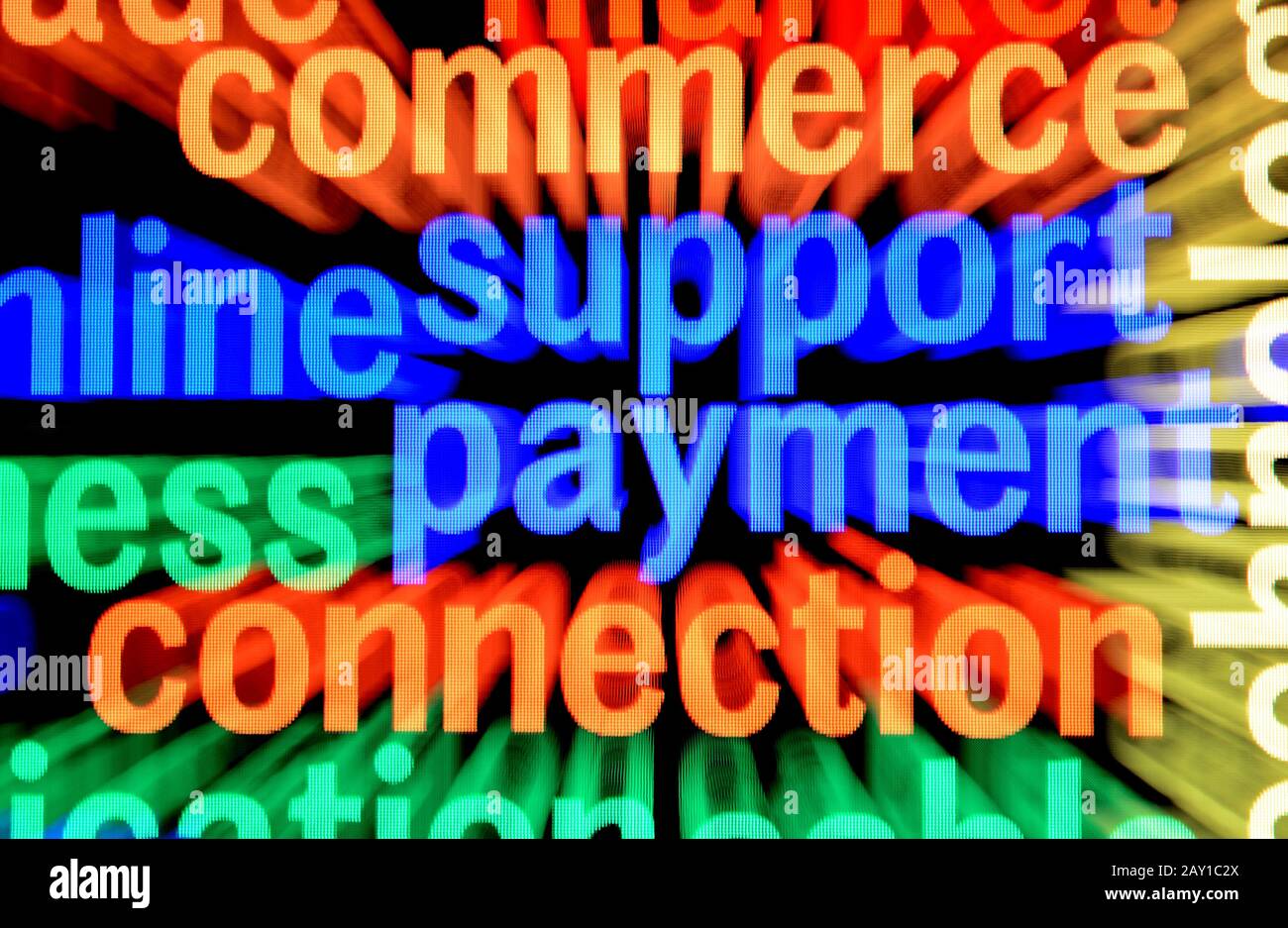Support payment connection Stock Photo - Alamy