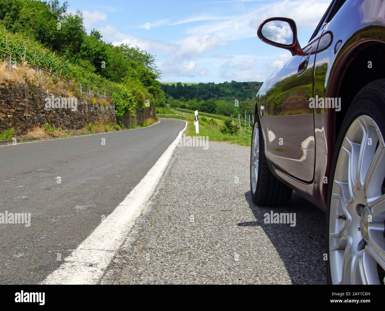 Driving in summer Stock Photo - Alamy