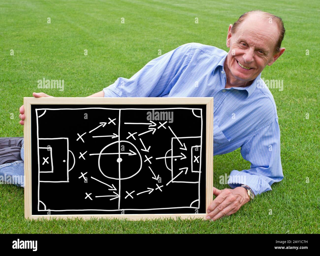 Football Coach - Soccer Coach Stock Photo - Alamy
