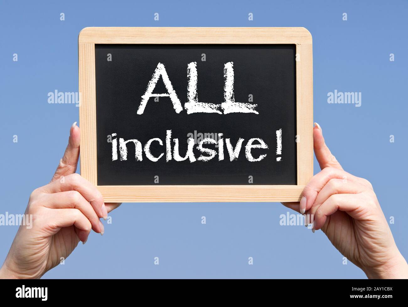 ALL inclusive ! Stock Photo - Alamy