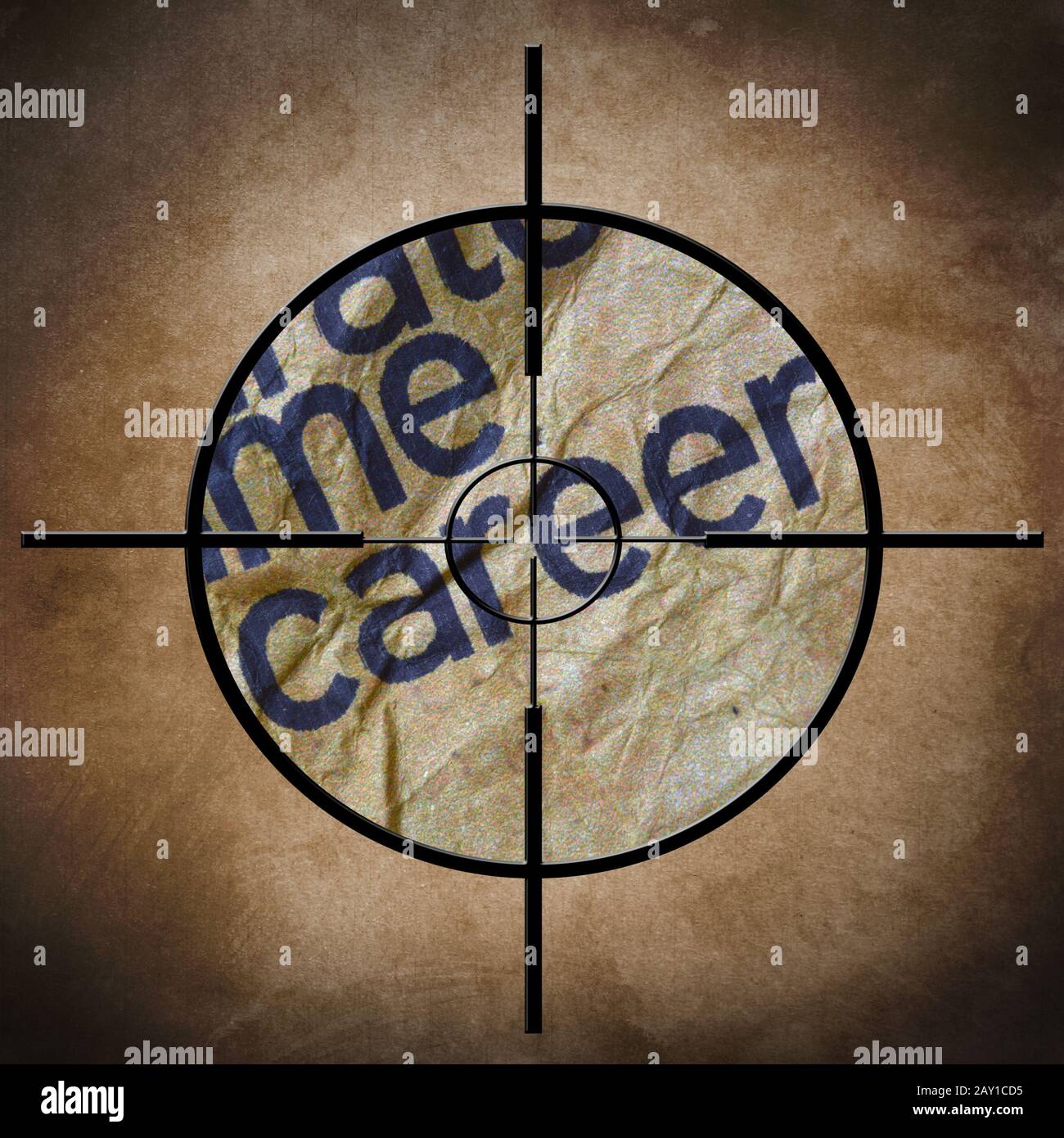 Career target concept Stock Photo - Alamy