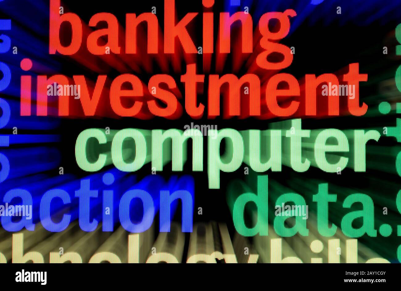 Banking investment computer Stock Photo - Alamy