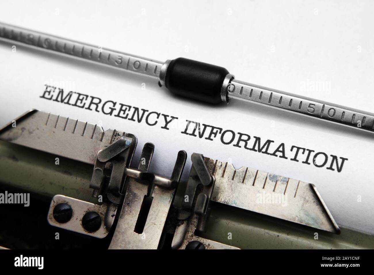 Emergency survey hi-res stock photography and images - Alamy