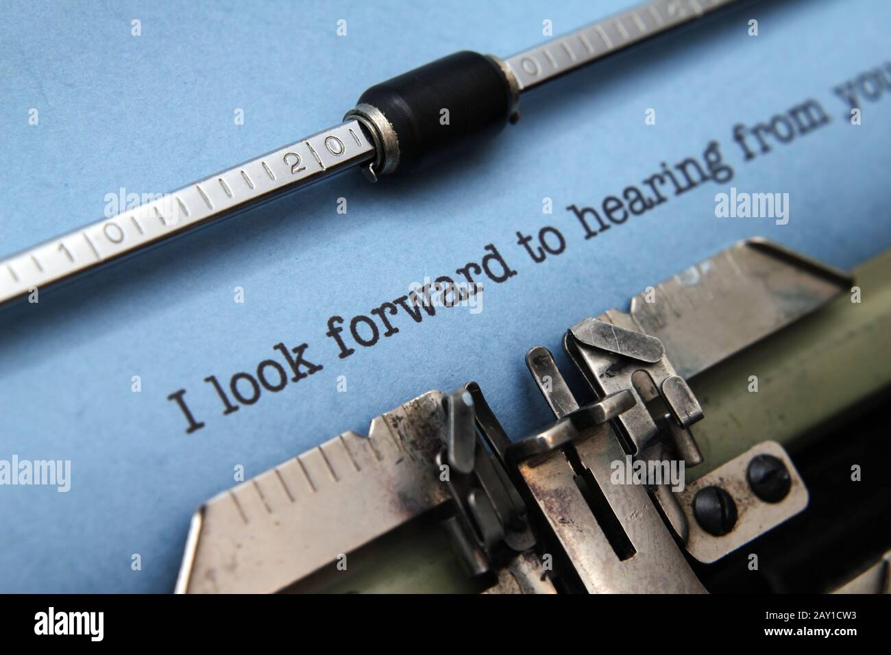 Look forward letter Stock Photo - Alamy