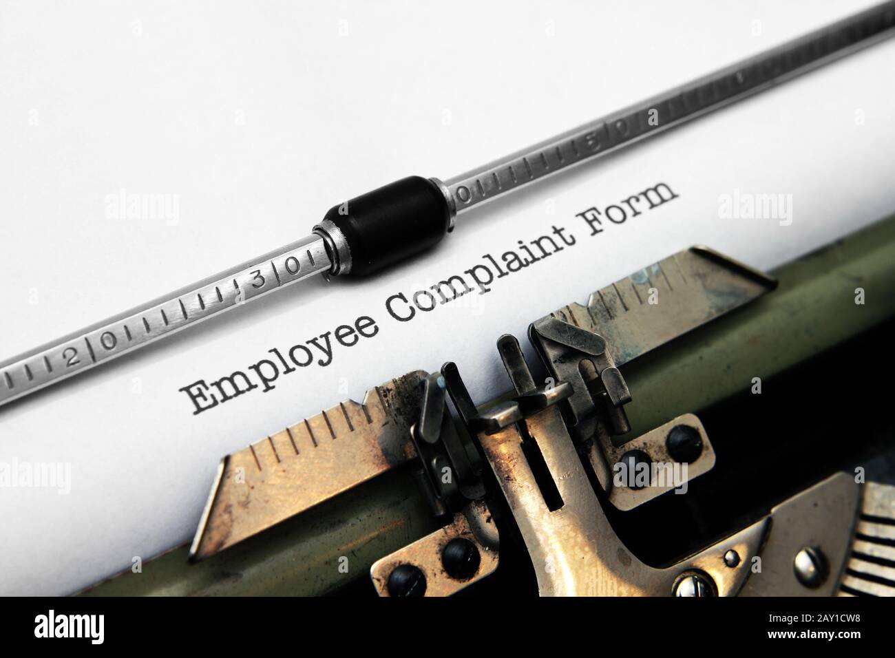 Employee complaint form Stock Photo - Alamy