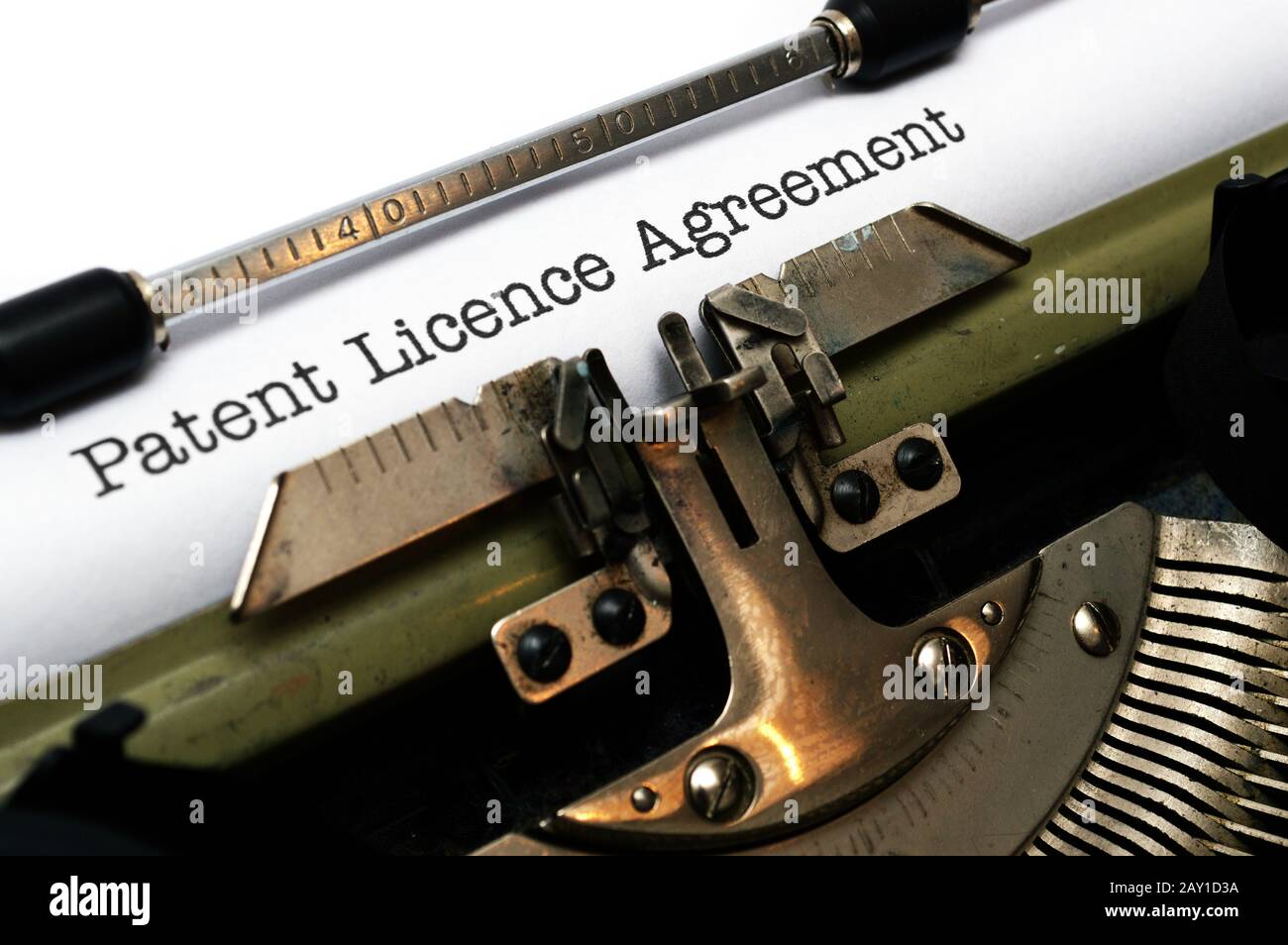 Patent license agreement Stock Photo - Alamy
