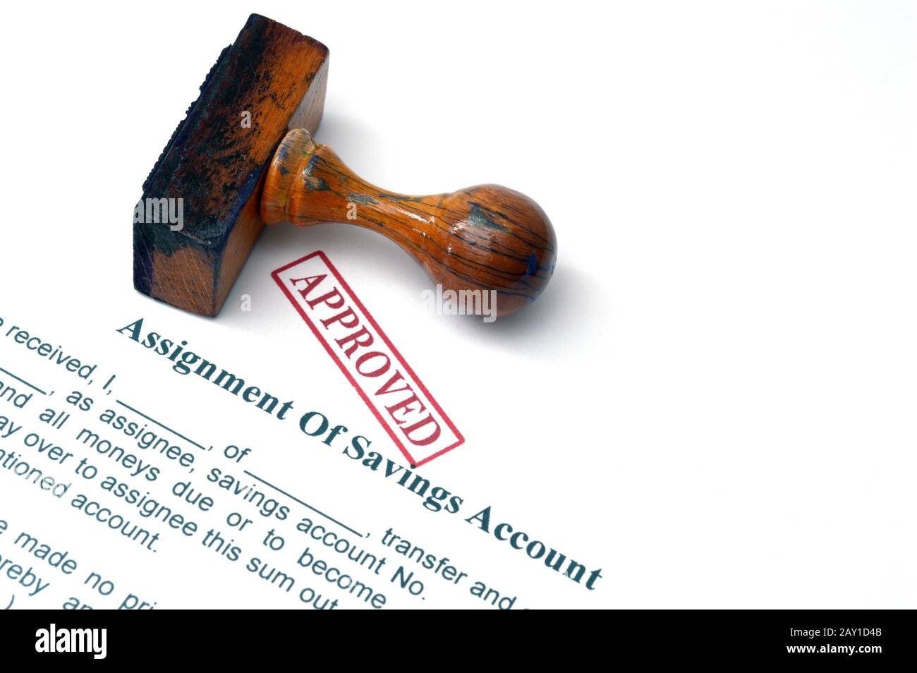 Bank account statement Cut Out Stock Images & Pictures - Alamy