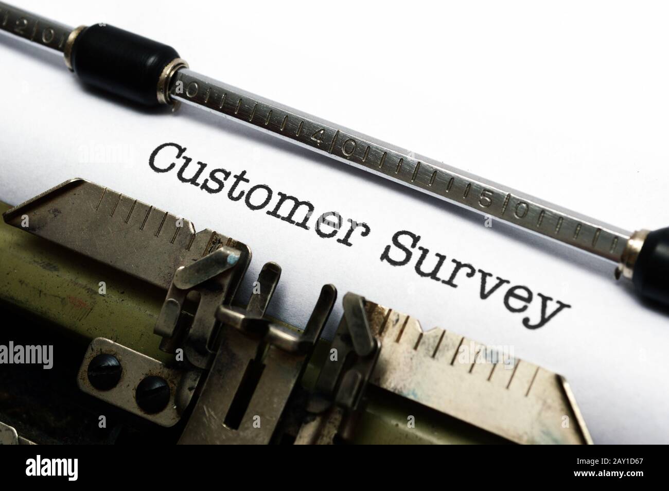 Customer survey form Stock Photo - Alamy