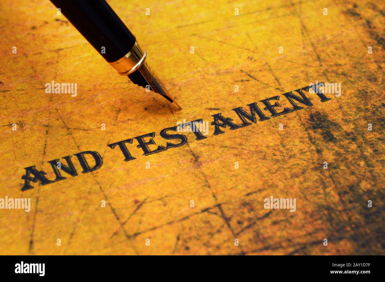 Last will and testament Stock Photo - Alamy