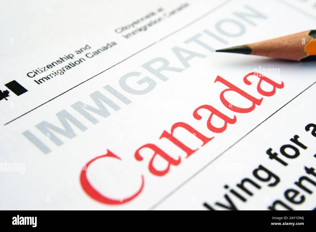 Canada passport stamp hi-res stock photography and images - Alamy