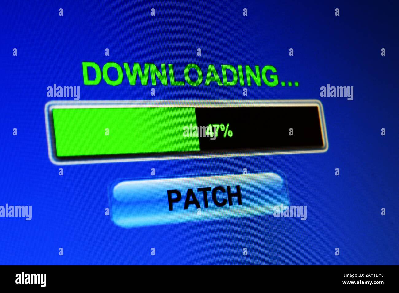 Website downloading software update hi-res stock photography and images ...