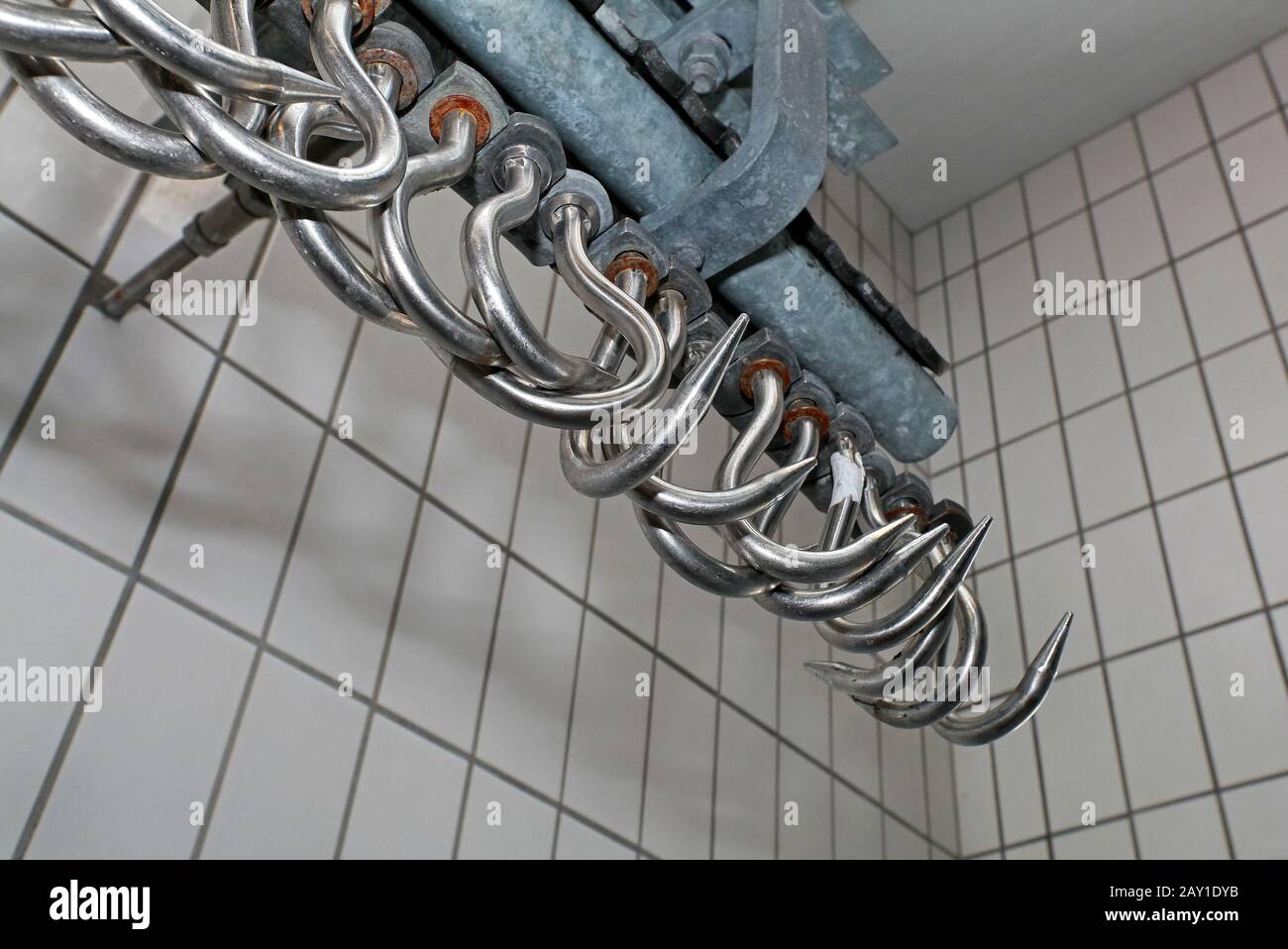 Meat hooks hi-res stock photography and images - Alamy